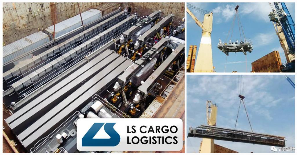 LS Cargo Logistics Loaded 2 sets of RTG's from China to USA - Cross Ocean