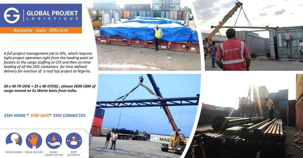 Global Projekt Logistique Recently Shipped Cargo for a Roof Top Project ...
