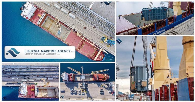 Liburnia Loaded 7000 Freight Tons in Port of Rijeka on BBC Vesuvius for ...