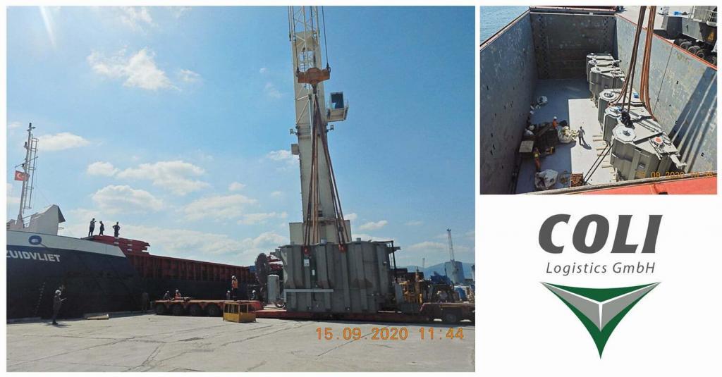 COLI Project Cargo Istanbul Shipped 2 x 106-tons Transformers for the ...