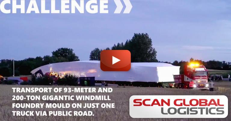 Scan Global Logistics Transported a 93-meter and 200-ton Gigantic ...