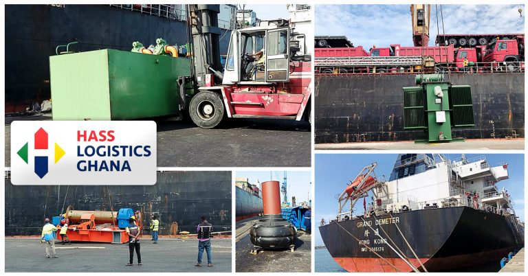 Hass Logistics Ghana Discharging 12,000 tons of Steel and Project ...