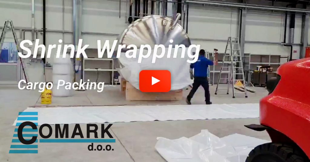 Timelapse Video - Comark's Latest Shrink Wrapping Operation - Cross Ocean