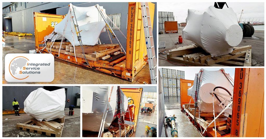 ISS-Global Forwarding in Cape Town Handled Shrink Wrapping, Lashing and ...