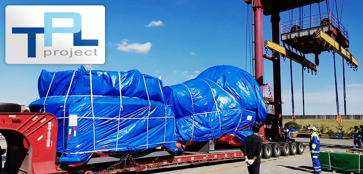 TPL Project Loading OOG Cargo on a RORO Vessel in Shanghai - Cross Ocean