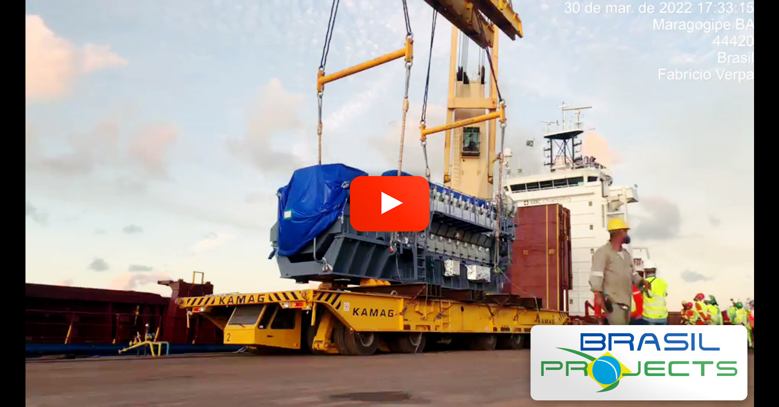 Brasil Projects Handling Breakbulk Cargo at Enseada Shipyard in Bahia ...