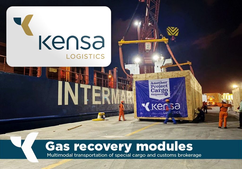 Kensa Logistics Moved Three Gas Recovery Modules for PEMEX's Olmec ...