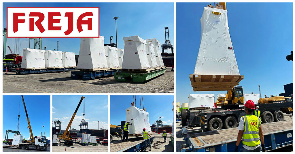 Freja Guangzhou Loaded 9 Sets of Distribution Transformers Destined for ...