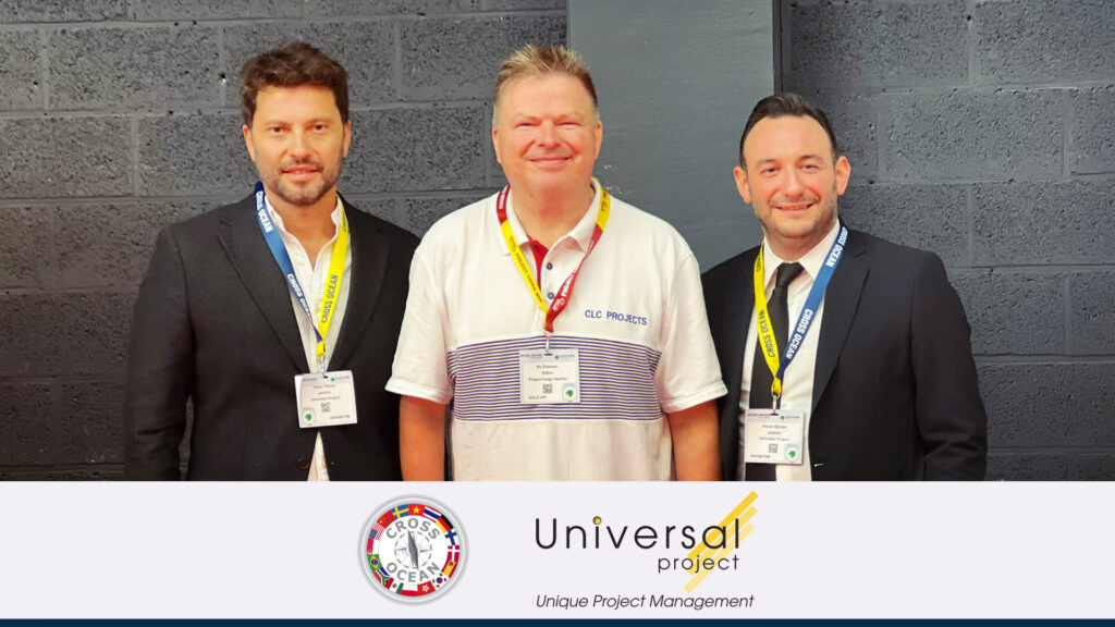 Cross Ocean meeting with Tamer Yilmaz & Alican Ekmen of Universal Project at our booth A2 at ...