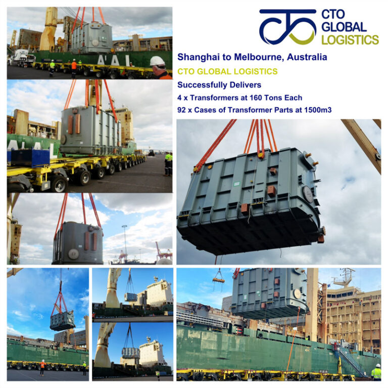 CTO Global Logistics Delivered a Shipment of 4 x 160mt Transformers ...