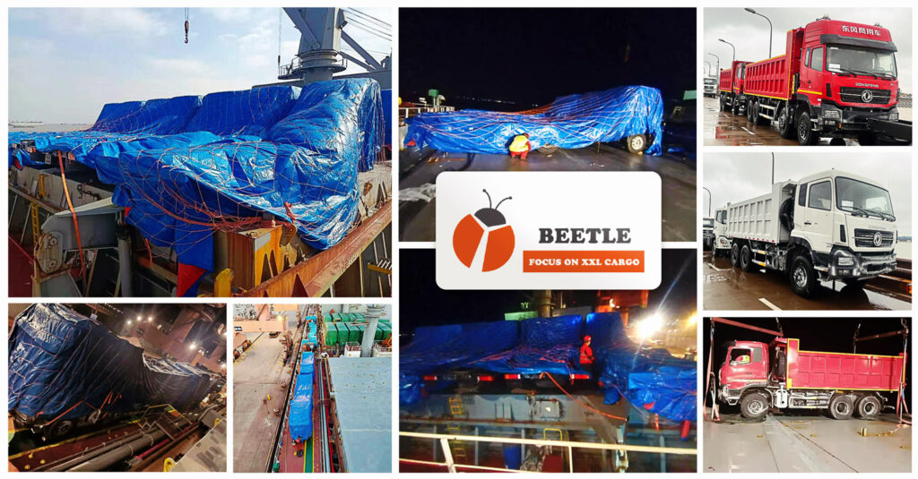 Shanghai Beetle Shipped 14 Dongfeng Trucks from Shanghai to Constanța by Breakbulk Vessel ...