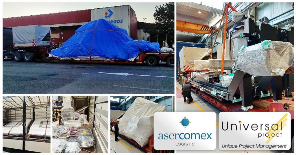 Asercomex & Universal Project Cooperated to Transport a Milling Machine ...