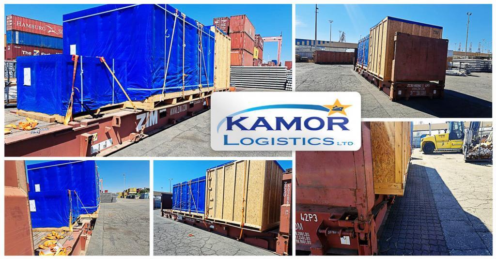 Kamor Logistics Picked-up, Loaded & Lashed 3 OOG Crates from Door Up to ...